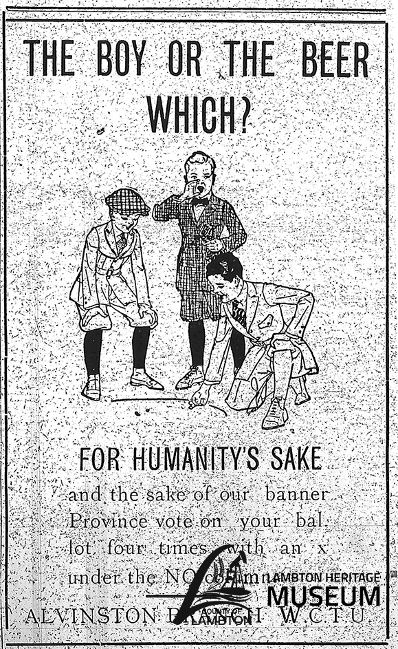 The Temperance Movement - Lambton County Museums